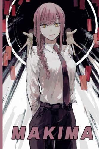 Chainsaw Man Makima Notebook: Write StoryBook Anime Makima Control Dev ...