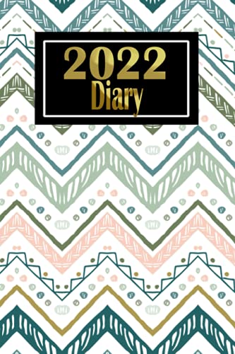 2022 Diary: daily and hourly diary 2022 A5 ,abstract , one page per day ...