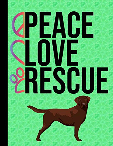 Peace Love Rescue: 5 Year Planner 2020 - 2024 Monthly Planner Organizer ...