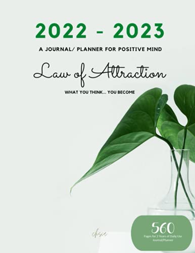 New 2022 to 2023 Monthly Planner and Journal: 1600+ Pages Blue Cover 2 ...