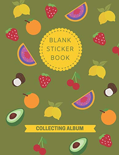 Blank Sticker Book Collecting Album: Sticker Book Gift Idea For Kids ...