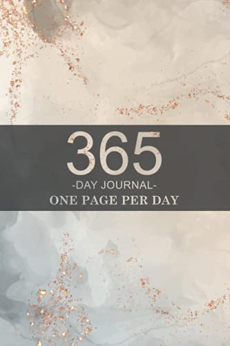 365 Day Journal One Page Per Day: Undated Journal with 366 Pages,Full ...