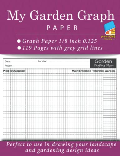 My Garden Graph Paper: Perfect to use in drawing your landscape and ...