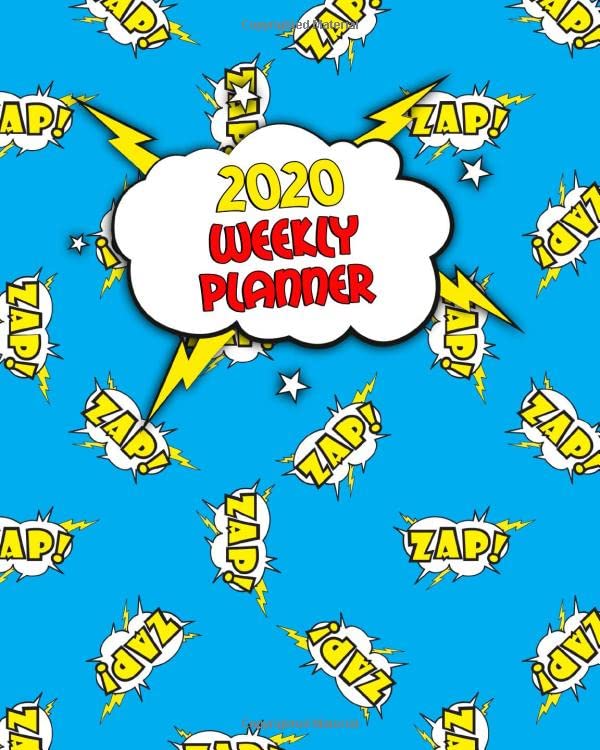 2020 Weekly Planner: Funky 2020 Planner, Organizer & Schedule Agenda ...
