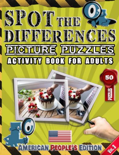Spot the Differences : Picture Puzzles - Activity Book for Adults ...
