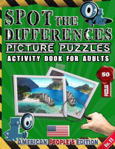 Spot the Differences : Picture Puzzles - Activity Book for Adults ...