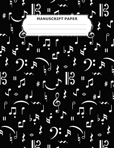 Manuscript Paper: Standard 12 Stave of Five Line Empty Staff Blank ...