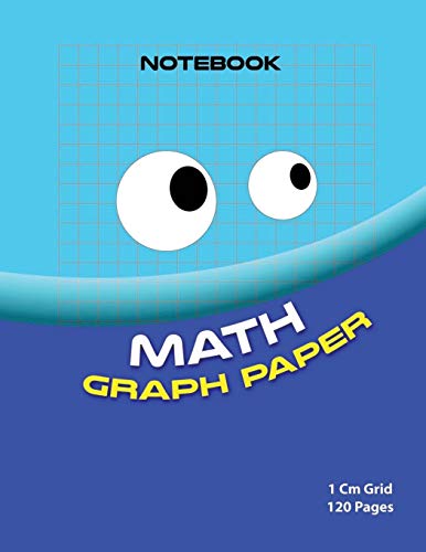 Math graph paper ( bleu edition ): 1cm Grid maths book by Said ...