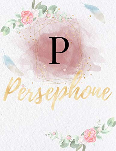 Persephone: Personalized Writing Journal / Notebook for Girls and Women ...