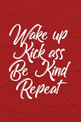 Kick Ass Cat: Self Help Line journal - Wake Up Kick Ass Repeat ...