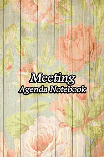 Meeting Agenda Notebook: Business Organizer Event Planning Meeting ...