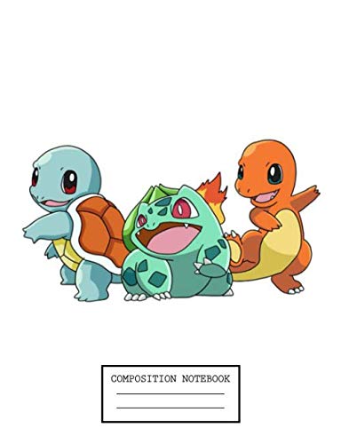 Composition Notebook: Cute Kawaii Pokemon Composition Notebook, Soft ...
