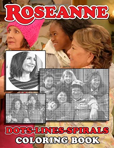 Roseanne Dots Lines Coloring Book: An Adult Activity Diagonal Line ...