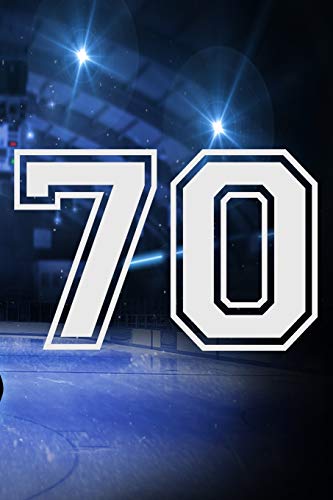70 Journal: A Hockey Jersey Number #70 Seventy Notebook For Writing And ...