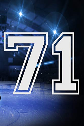 71 Journal: A Hockey Jersey Number #71 Seventy One Notebook For Writing ...