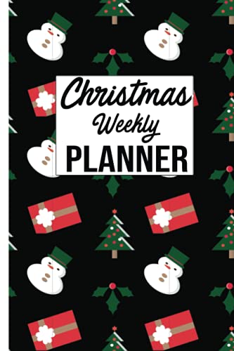 Christmas Notebook Planner: Christmas Weekly Planner Notebook For ...