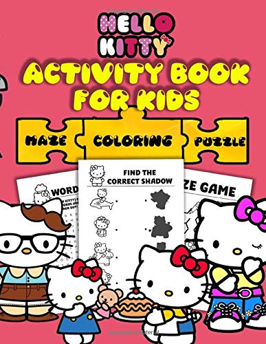 Hello Kitty Activity Book For Kids: A Fabulous Activity Book For Kids ...