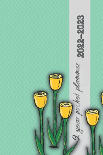 2 year pocket planner 2022-2023: 24 months mini calendar for purse ...