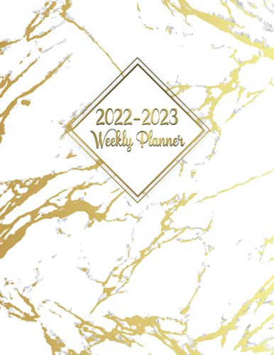 2022-2023 Weekly Planner: 2 Year Weekly Monthly Calendar Organizer ...