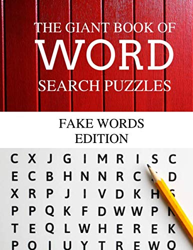The Giant Book of Word Search Puzzles: Fake Words Edition by Clint ...