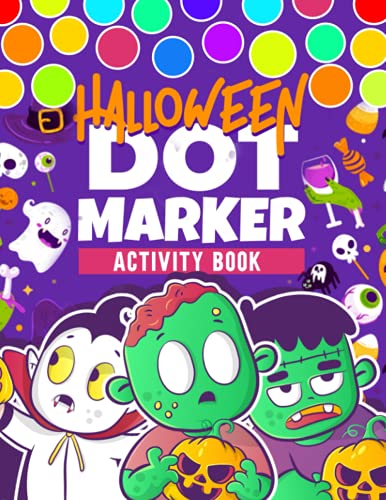 Halloween Dot Marker Activity Book: Easy Guided Do A Dot Markers ...