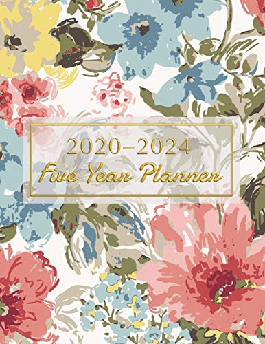 2020-2024 Five Year Planner: Personal Planners Daily Weekly And Monthly ...