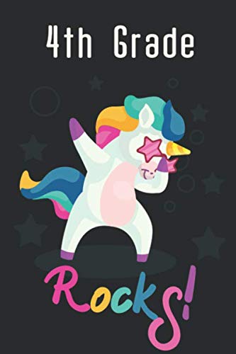 4th Grade Rock!: Funny Back To School notebook,Gift For Girls and Boys ...