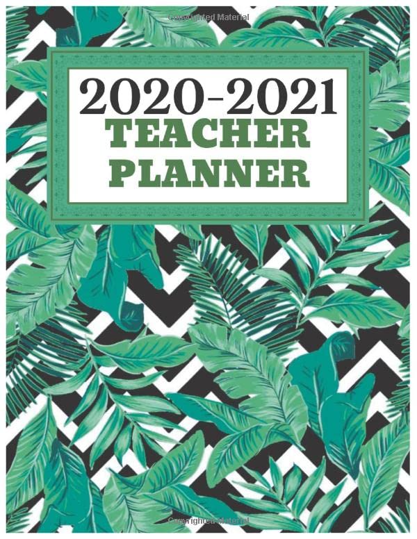 2020-2021 TEACHER PLANNER: Weekly and Monthly Agenda Calendar OR ...