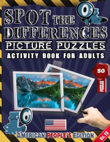 Spot the Differences : Picture Puzzles - Activity Book for Adults ...
