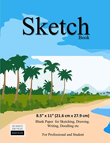 Sketch book: 8.5 x 11 (21.6cm x 27.9cm), 50 sheets (100 pages) of ...