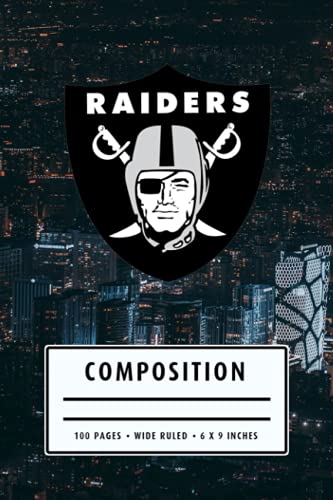 Camping Planner Composition: Las Vegas Raiders Notebook American ...
