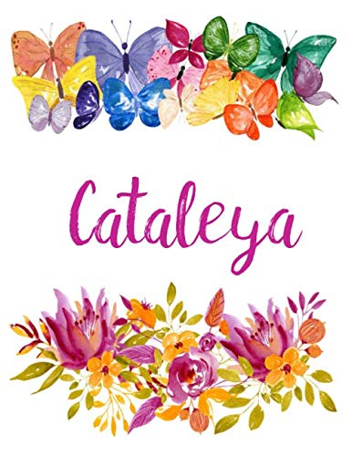 Cataleya: Flower Notebook Writing Journal for Girls,Personalized With ...