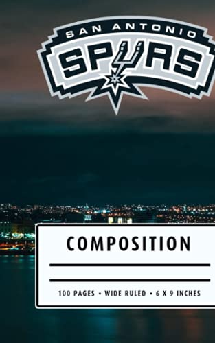 Composition: San Antonio Spurs Notebook American Basketball Notebook ...