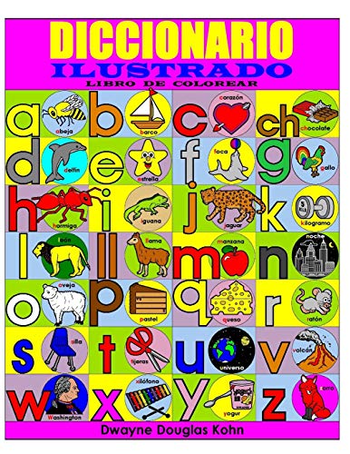 DICCIONARIO ILUSTRADO Libro de Colorear: Illustrated Dictionary ...
