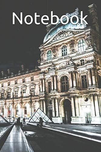 Notebook: Lined Notebook Journal - Travel Paris - 120 Pages - Large (6 ...