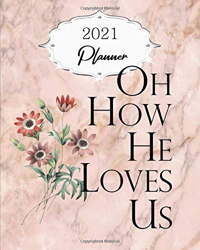 2021 Planner: Christian | Bible Verse | Daily, Weekly &amp; Monthly ...