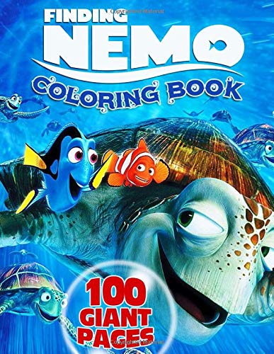Finding Nemo Coloring Book: Great Coloring Book for Kids and Fans – 100 ...