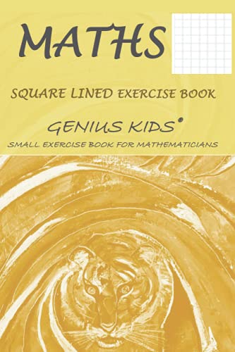MATHS SQUARE LINED EXERCISE BOOK GENIUS KIDS® SMALL EXERCISE BOOK FOR ...