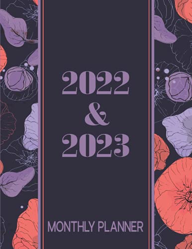 2022-2023 Monthly Planner: Large 2 year Calendar Monthly Planner ...