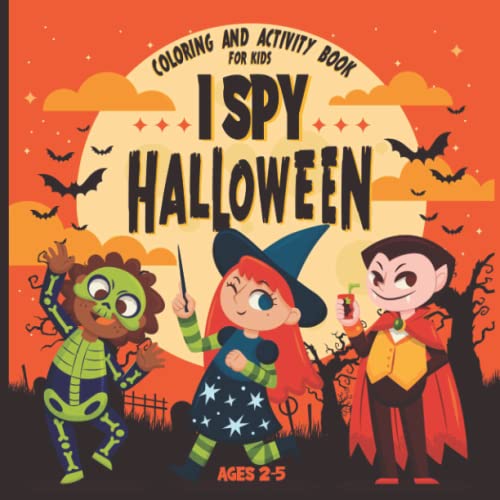 I Spy Halloween With My Little Eyes Book For Kids Ages 2-5: Let's Play ...