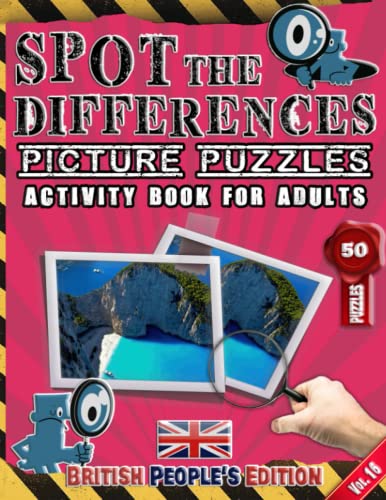 Spot the Differences : Picture Puzzles - Activity Book for Adults ...