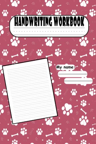 Handwriting Workbook: Blank Handwriting Practice Paper With Dotted ...