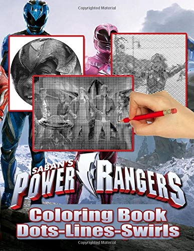 Power Rangers Dots Lines Swirls Coloring Book: High-Quality Dots-Lines ...