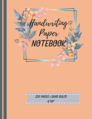 Handwriting Practice Notebook: Handwriting Workbook For Kids,Writing ...