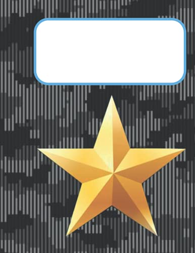 notebook military Personnel with cover army color and star gold ,pages ...