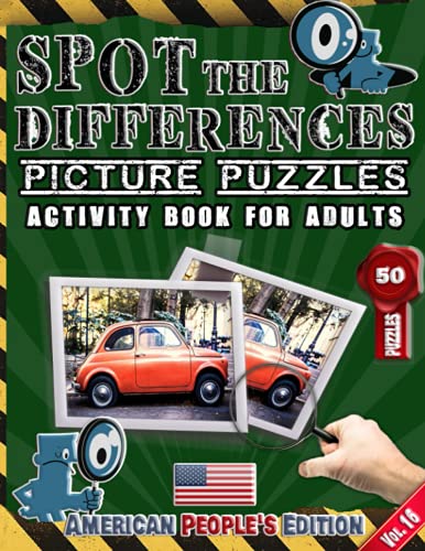 Spot the Differences : Picture Puzzles - Activity Book for Adults ...