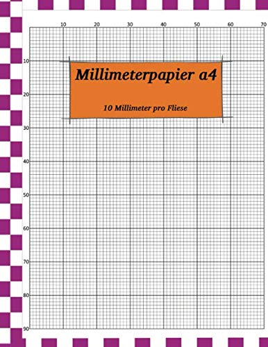 millimeterpapier a4: Millimeterpapier a4 heft in 1 mm | 120 Seiten von ...