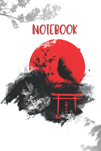 Notebook: Japan Aesthetic Art Blank Lined Notebook With 120 Pages for ...