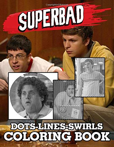 Superbad Dots Lines Swirls Coloring Book: Superbad Stress Relieving ...