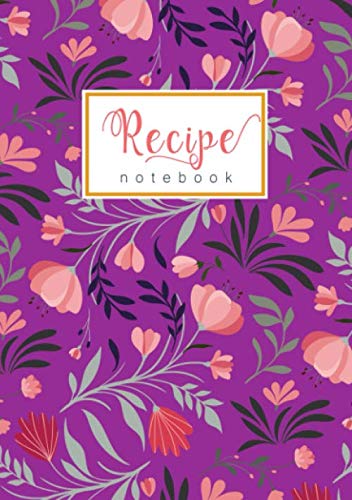 Recipe Notebook: A5 Small Recipe Book to Write In | A-Z Alphabetical ...